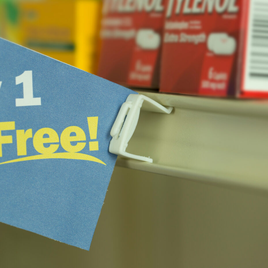 Econo Shelf Channel Sign Holder – AGT Products